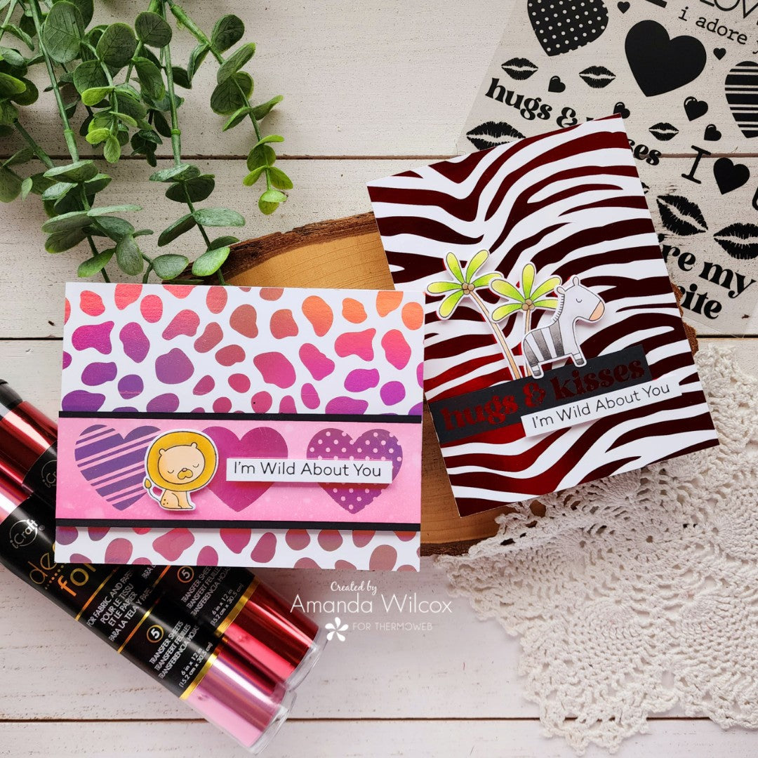 Wild Thing Cards with Deco Foil For Valentine's Day – thermoweb.com