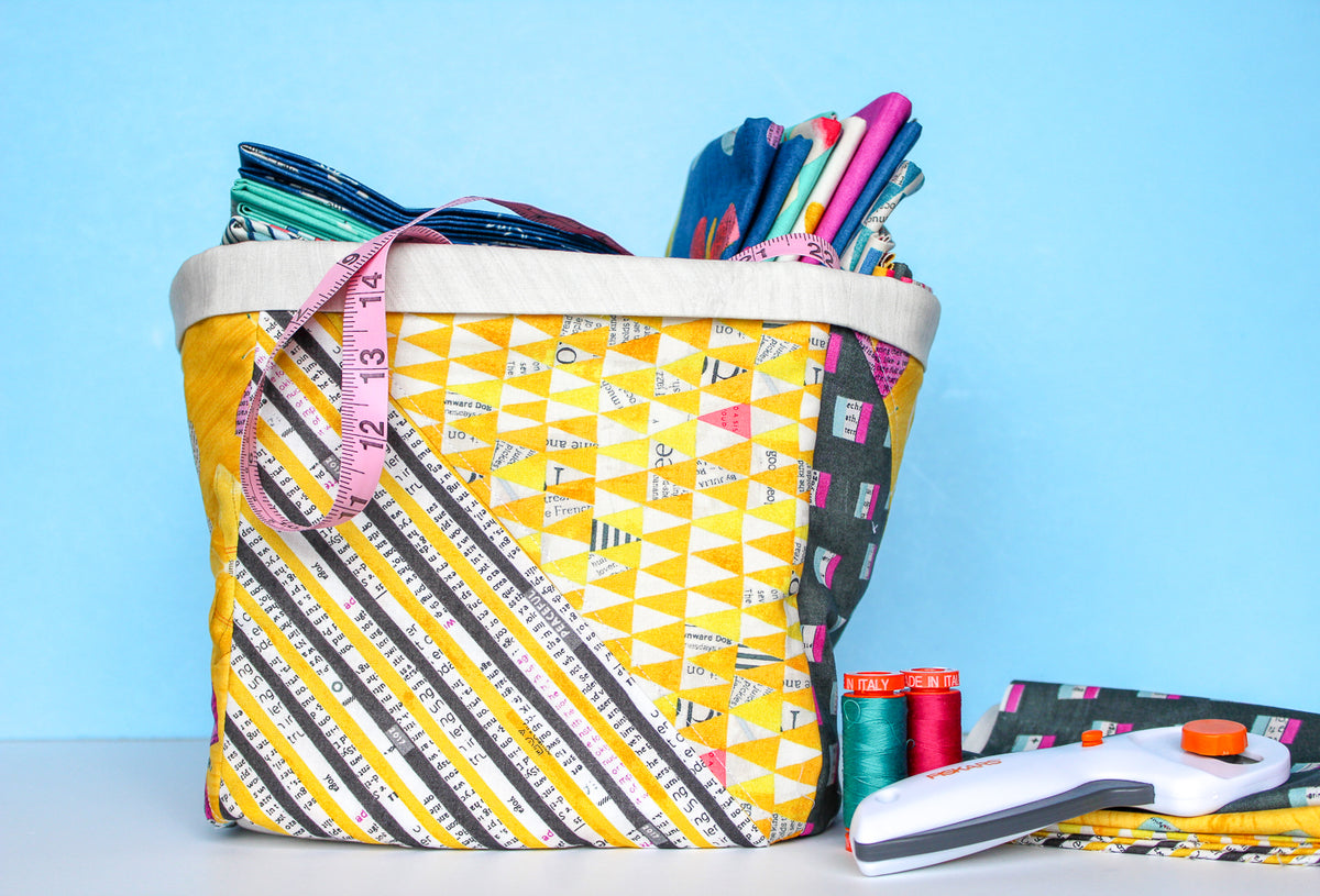 HeatnBond Fusible Fleece Fabric Storage Bin Tutorial – thermoweb.com