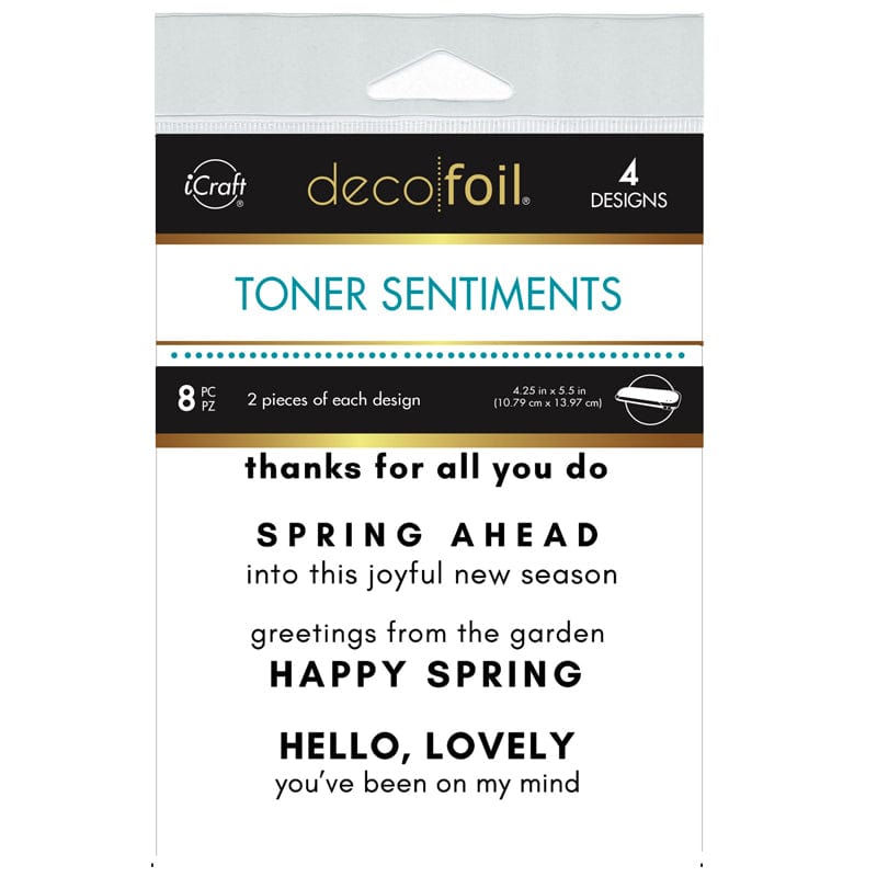 Deco Foil Toner Sheets + Card Fronts – thermoweb.com
