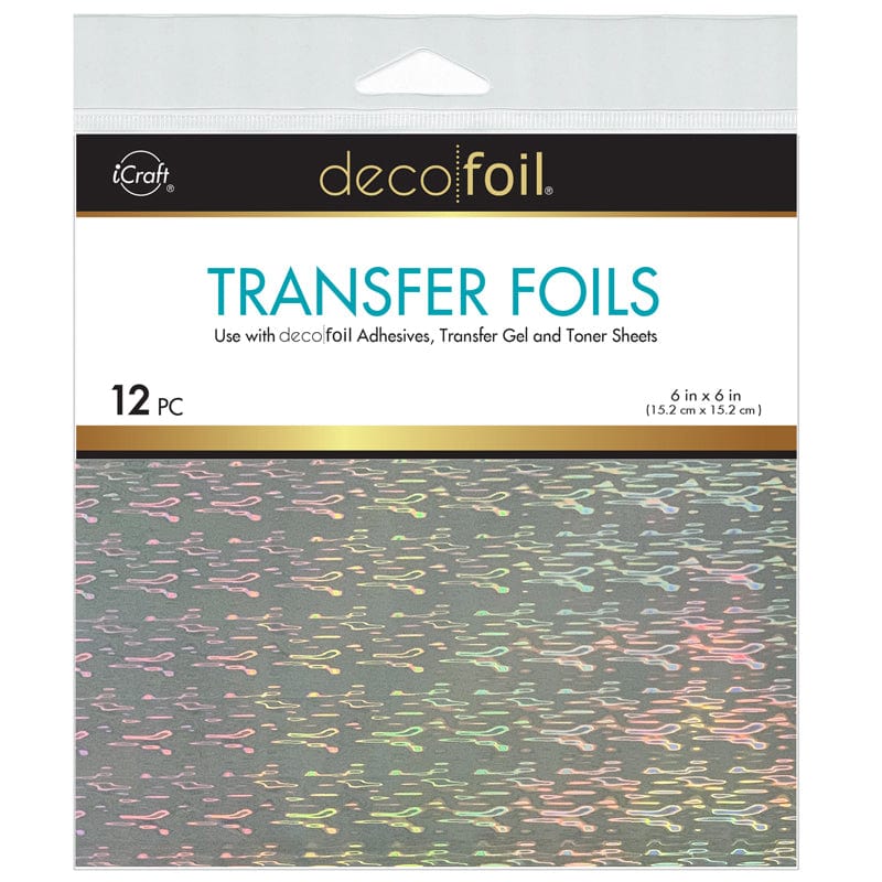 Deco Foil Transfer Sheets 6 in x 6 in (12 sheets) - Icy – thermoweb.com