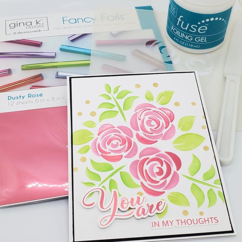 Gina K. Designs Fancy Transfer Foil, Dusty Rose (matte finish ...