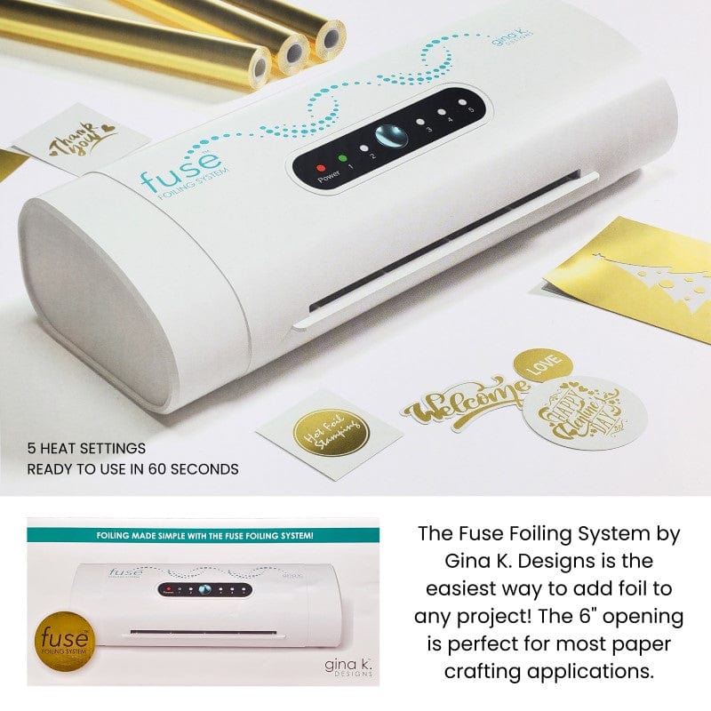 Gina K. Designs Fuse Foiling System Laminator – thermoweb.com