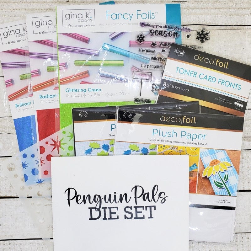 Penguin Pals Card Kit from Gina K. Designs and Therm O Web – thermoweb.com