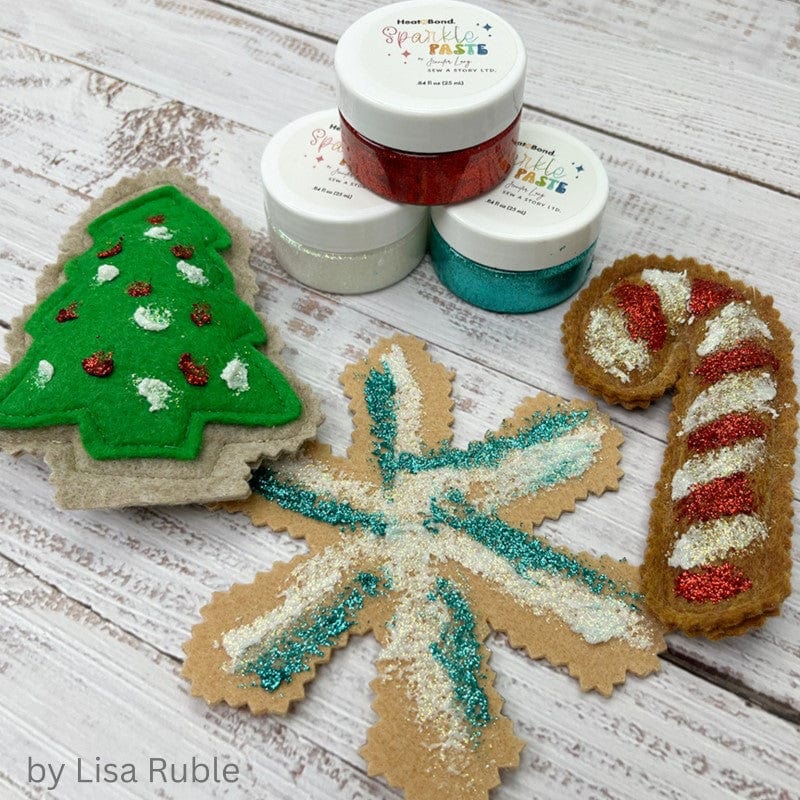 HeatnBond Sparkle Paste by Jennifer Long Sew A Story - Snowflake ...