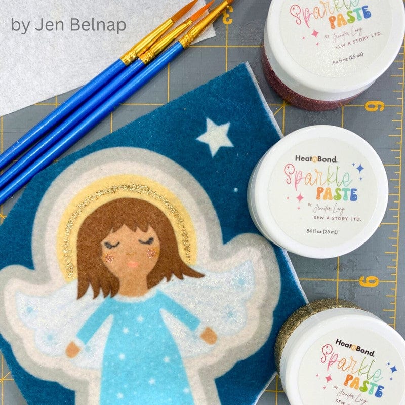 HeatnBond Sparkle Paste by Jennifer Long Sew A Story - Ballerina ...