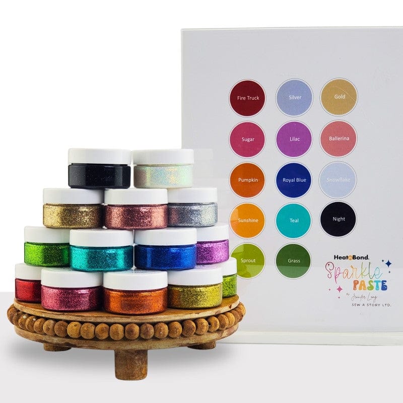 HeatnBond Sparkle Paste by Jennifer Long Sew A Story - Snowflake ...