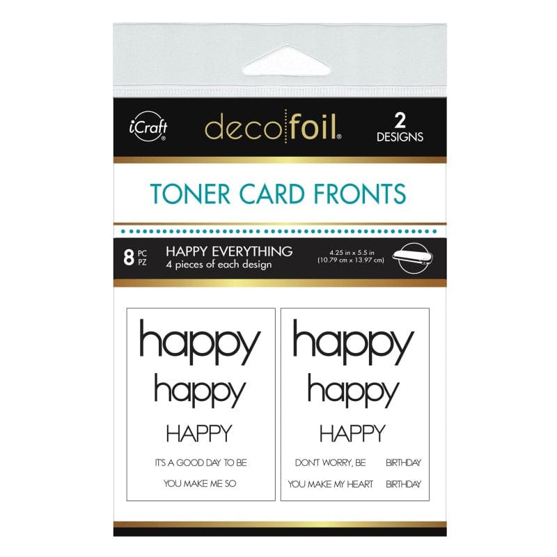 Deco Foil Toner Sheets + Card Fronts – thermoweb.com