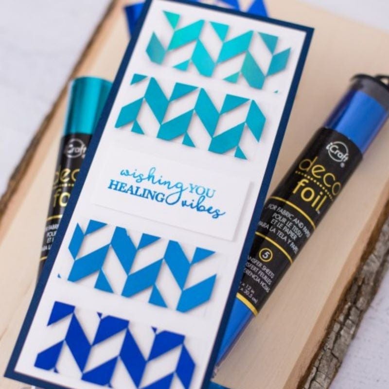 Deco Foil Clear Designer Toner Sheets - Chic Chevrons – thermoweb.com