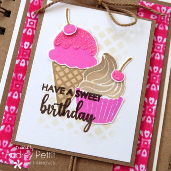 Rina K. Designs StampnStencil Die Set, Sweet Stuff – thermoweb.com