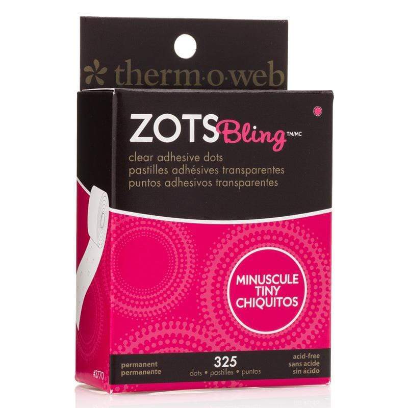 Zots Clear Adhesive Dots Roll 325 count, Bling – thermoweb.com